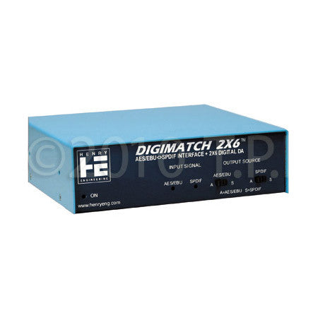 Buy Henry Engineering DigiMatch 2x6 AES/EBU - SPDIF Interface & 2x6 Digital Audio DA DIGIMATCH2X6