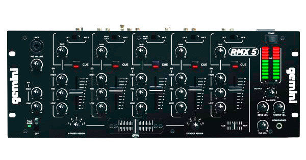 Buy Gemini RMX5 5 Channel 19 Inch Mixer GEM-RMX5