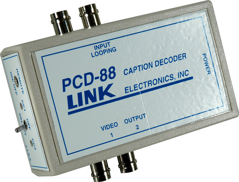 Buy Link Electronics PCD-88 Portable Closed Caption Decoder with Power Supply PCD-88