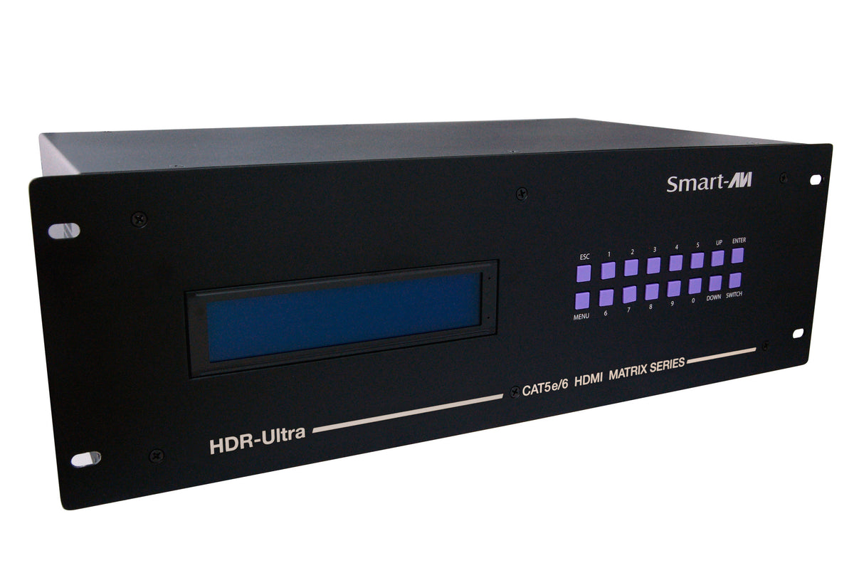 Buy SmartAVI HDRULT-0808S HDMI 8X8 Matrix Switcher with CAT5 HDBaseT Outputs SAVI-HDRULT0808S