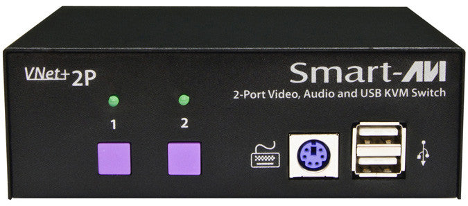 Buy SmartAVI VNET+2PS 2x1 WUXGA USB and Audio Switch SAVI-VNET2PS