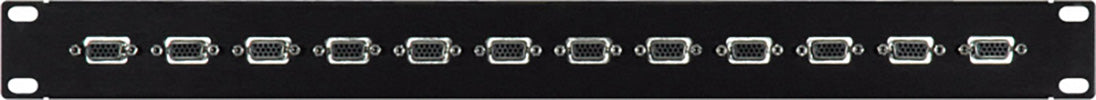 Buy 12XDB-15HDMM 12-Point VGA M-M Feedthru Patch Panel - 1RU 12XDB-15HDMM