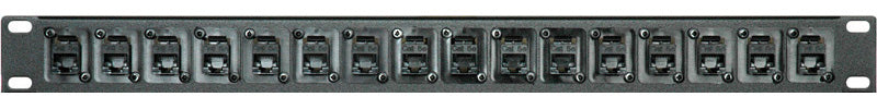 Buy 16X45 16-Port RJ45 Cat5 Feed-Through Patch Panel - 1RU 16X45