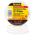 Buy 3M Scotch 35 Color Coding Electrical Tape 1/2 Inch x 20 Feet White ...