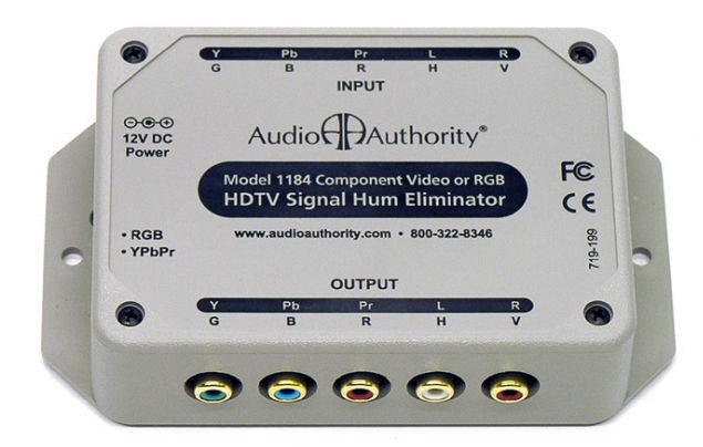Buy Audio Authority 1184 Active Signal Hum Eliminator / DC Blocker AA-1184