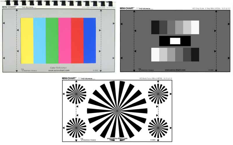 Buy Vertex HD Mini SeriesBack Focus 16:9 and 4:3 Charts AC-HBFM