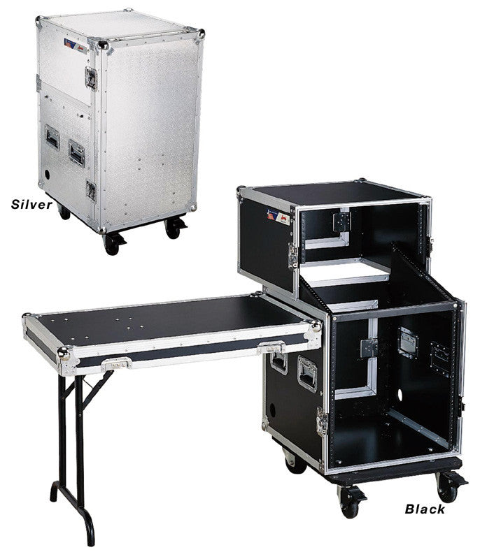 Buy GMI Sound MR Combo Flight Case 12RU Bottom Rack ADMR-SL12
