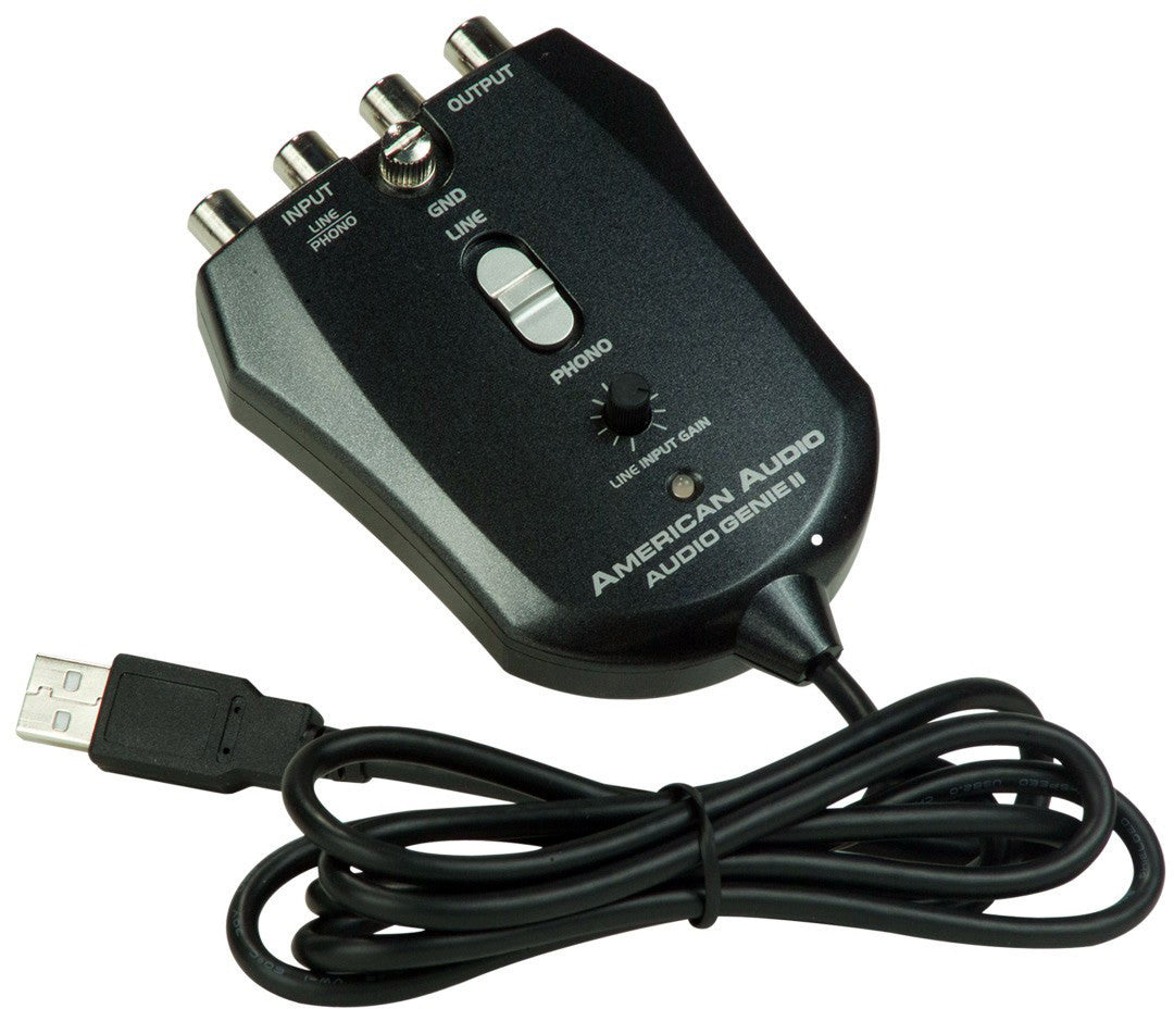 Buy American Audio Genie II 2 In - 2 Out USB Audio Interface With RCA ...