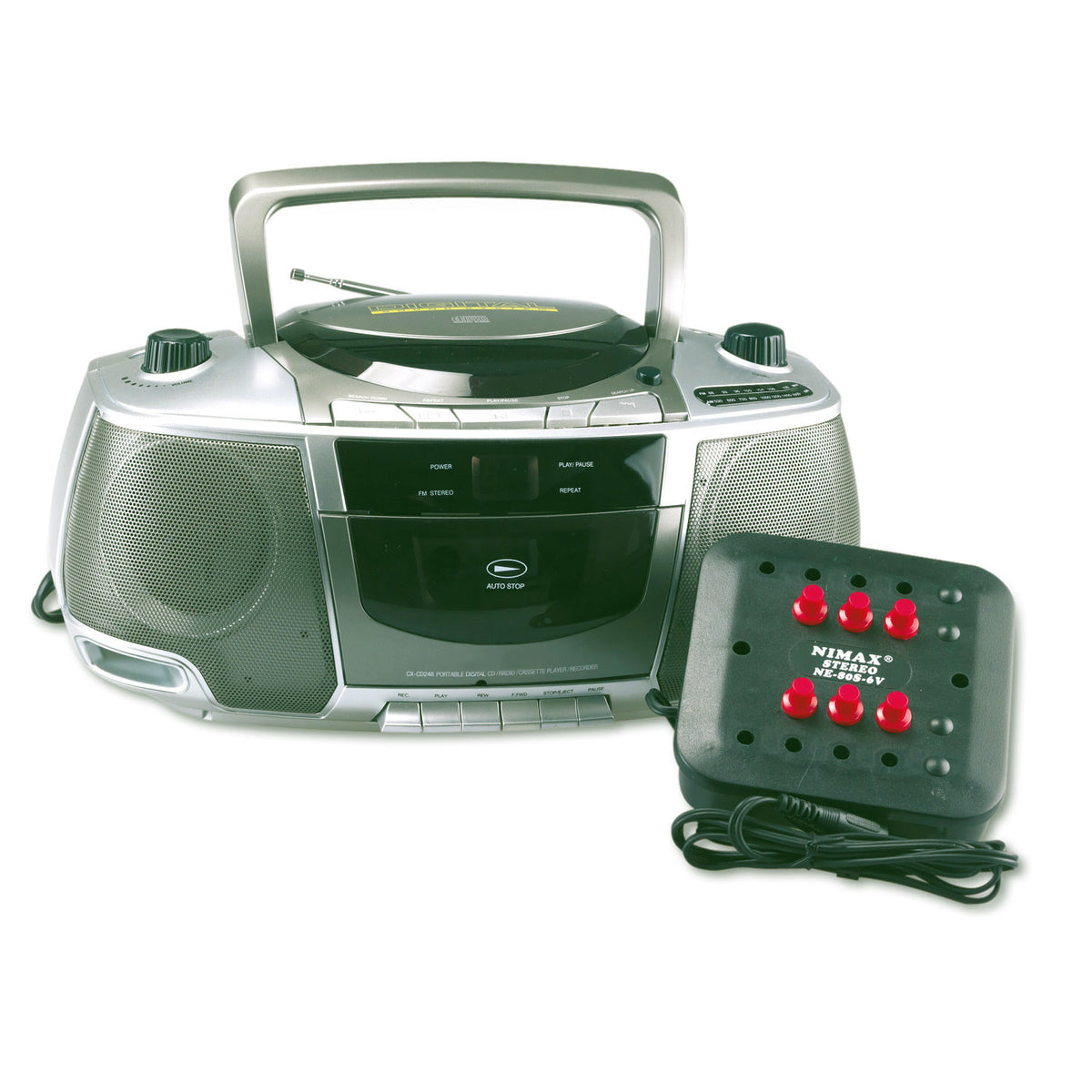 Buy AmpliVox SL1014 6-Station Listening Center/Boombox AMP-SL1014