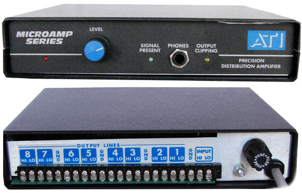 Buy ATI Audio DA1000 1X8 Audio Distribution Amplifier (Term Strip I/O ...
