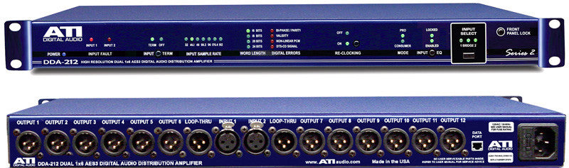 Buy ATI Audio DDA-212XLR-S2 Dual 1X6 AES/EBU Digital Audio DA New ...