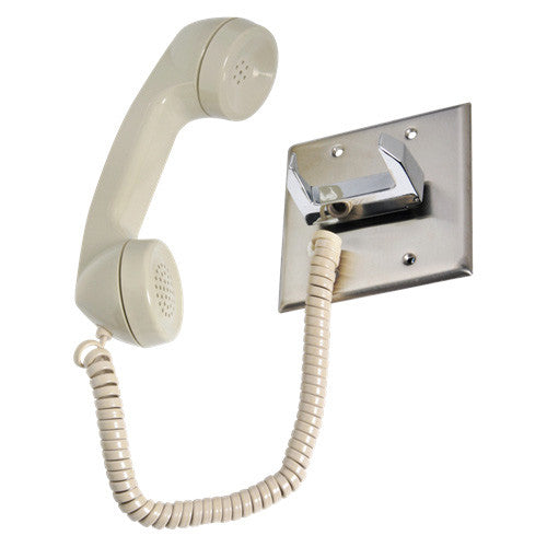 Buy Atlas Sound CE-2A-PT Telephone Intercom Handset/Chrome Hook Switch ...