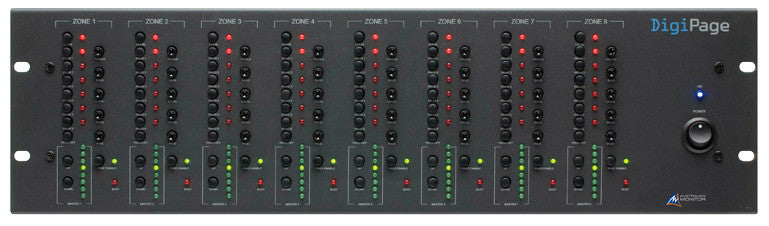 Buy Australian Monitor Rackmount 8x8 Mono Zone Paging/Distribution ...