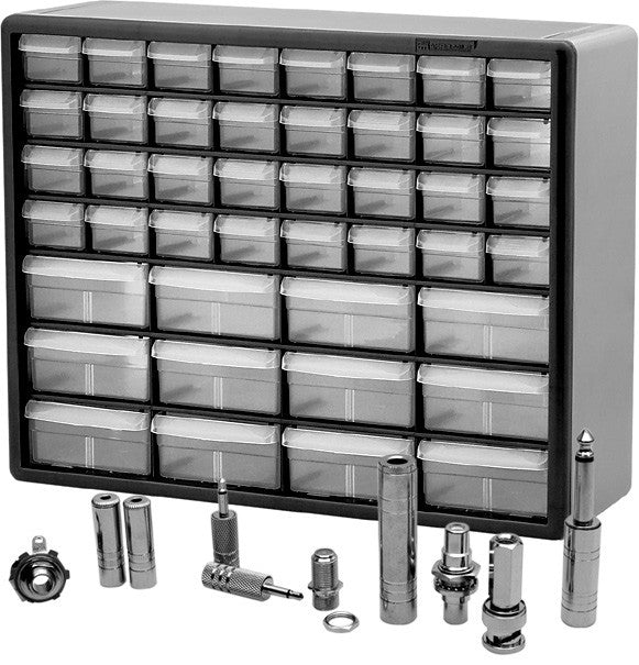 Buy TecNec Premium A/V Adapter Super Kit - 44 Drawer Cabinet AV-KIT-44CAB