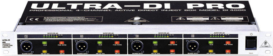 Buy Behringer ULTRA-DI PRO DI4000 Active 4-Channel DI Box BEH-DI4000