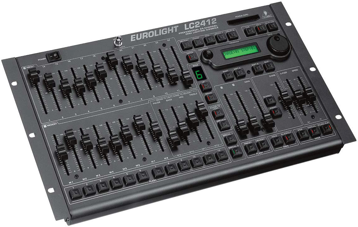 Buy Behringer EuroLight LC2412 Professional 24-CH. DMX Lighting Console ...