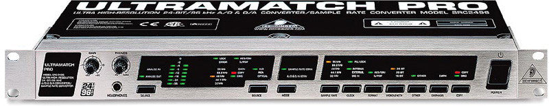 Buy Behringer UltraMatch Pro 24-Bit/96 kHz A/D-D/A & Sample Rate ...