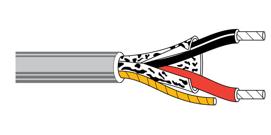 Buy Belden 8451 22 AWG Stranded Audio Control Cable Cable 1000FT Gray ...