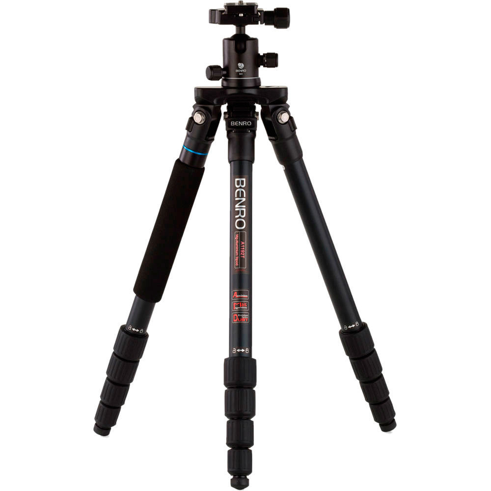 Buy Benro A1192TB0 Travel Flat II Tripod Kit - Aluminum Twist Lock Legs ...