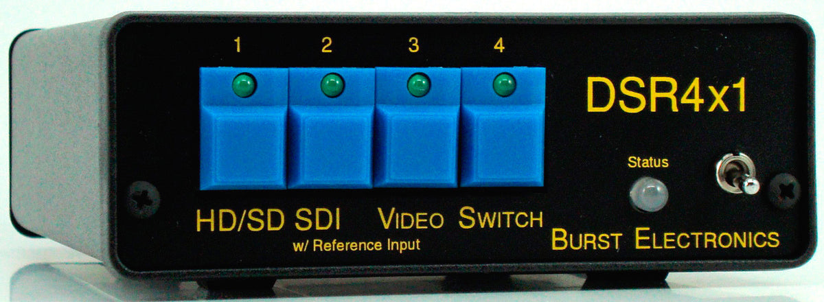 Buy Burst DSR4X1R HD/SD SDI 4x1 Reclocking Video Switcher with RS232 ...