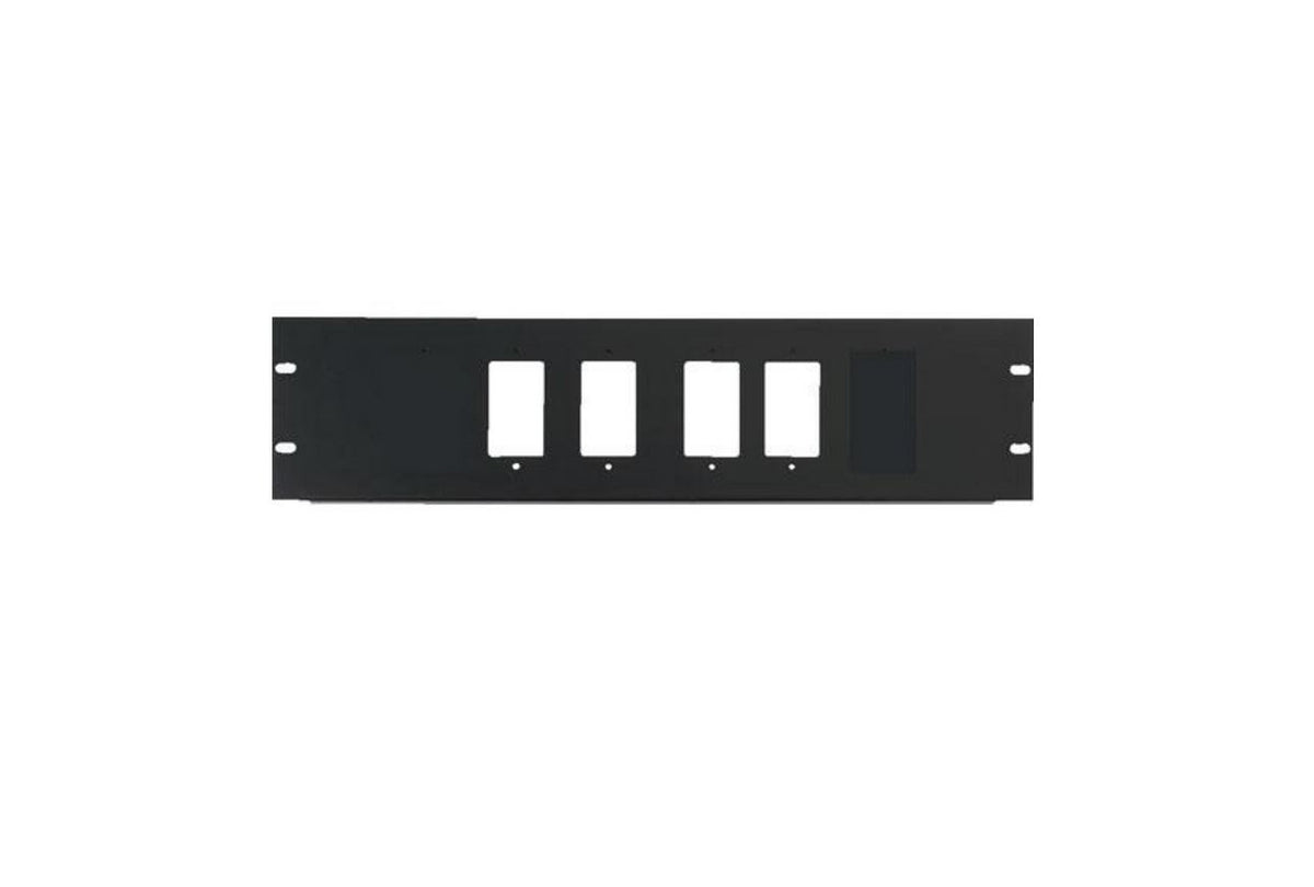 Buy Chief DCR-3X4 3U Rack Panel for 4 Decora Devices CHF-DCR-3X4