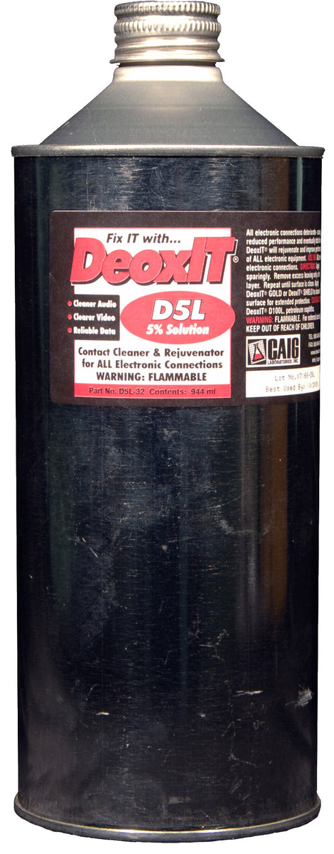 Buy CAIG Laboratories DeoxIT D5L-32A Liquid Aluminum Container 5 ...