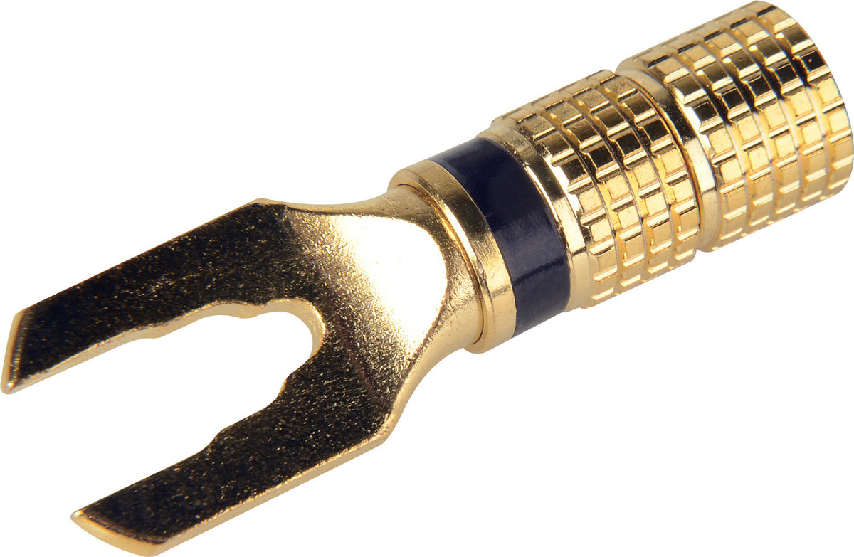 Buy Deluxe Gold Spade Connector -BLACK DELUXE-SPADE-B