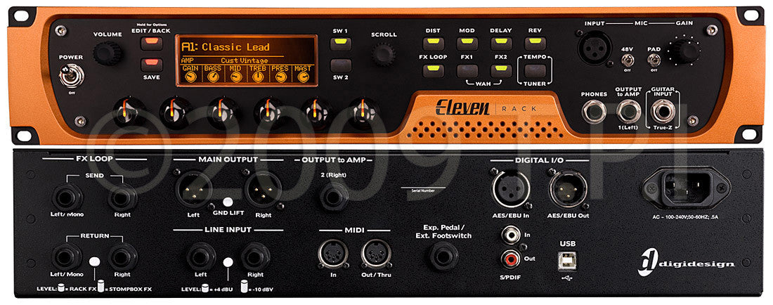 Buy Avid Eleven Rack FX Processor & Guitar Amp Processor with Pro Tools ...