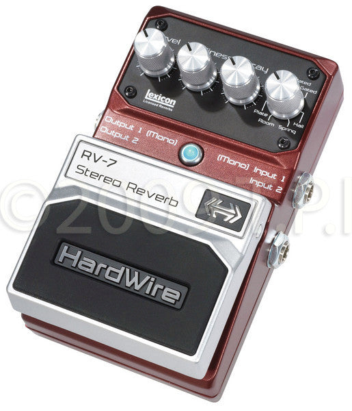 Buy DigiTech HardWire RV-7 Stereo Reverb Pedal DIGI-RV7