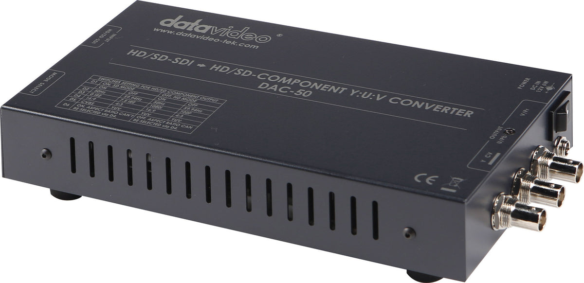 Buy Datavideo DAC-50 HD/SD-SDI to Analog Converter DV-DAC50