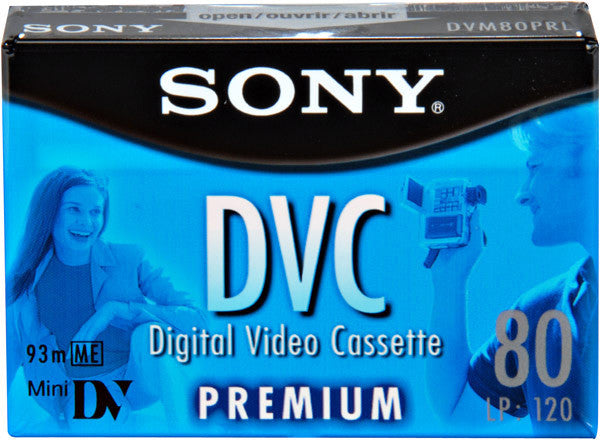 Buy Sony Chipless Mini-DV Tape 80 Minute DVM-80PR