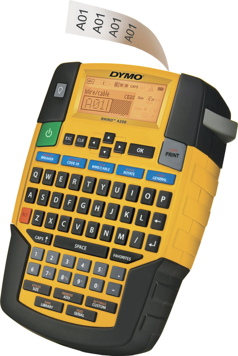Buy Dymo Rhino 4200 All-Purpose Labeling Tool with QWERTY Keyboard DYMO ...