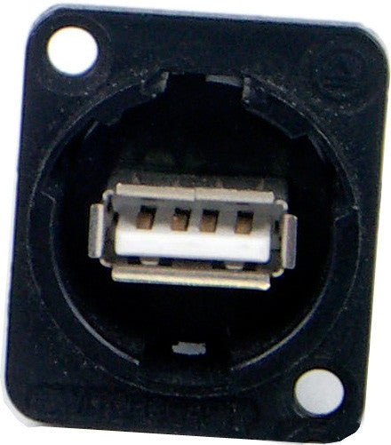 Buy Switchcraft EHUSBBABX USB-B to USB-A Panel Mount Connector - Black ...