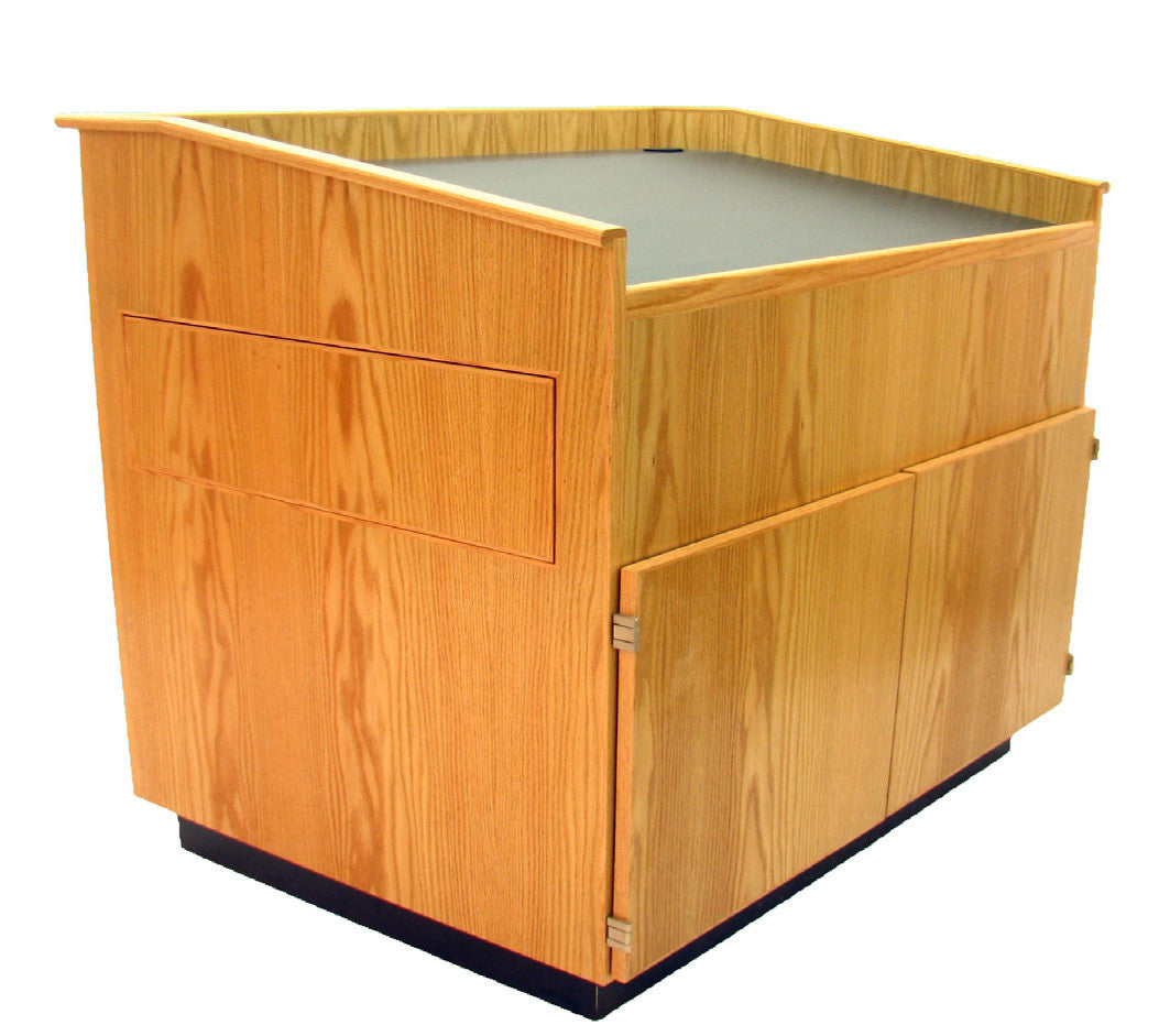 Buy Executive Wood EDU042 The Educator Lecturn Medium Oak EW-EDU042-OM