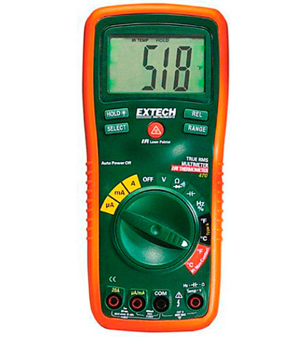 Buy Extech EX470 12 Function True RMS Pro MultiMeter/ InfraRed ...