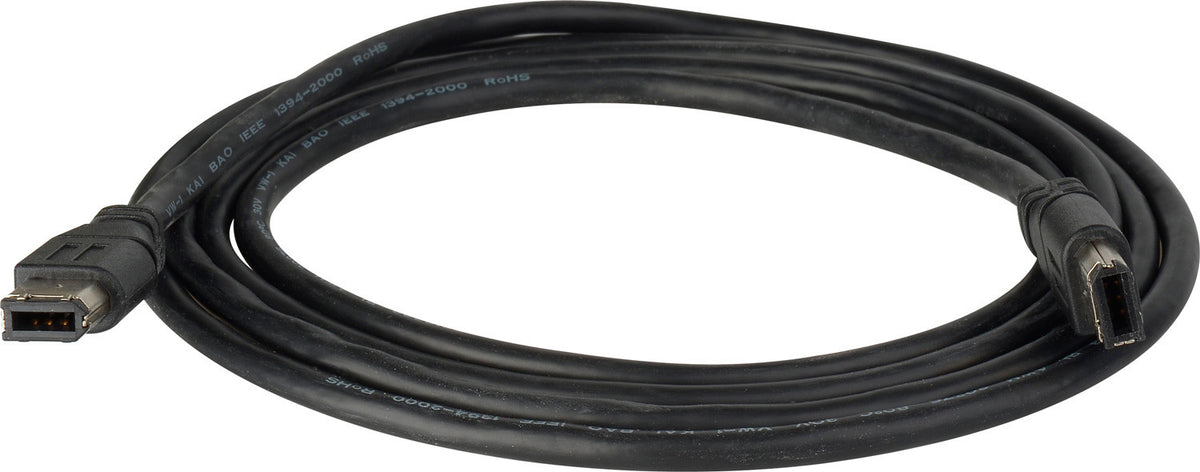 Buy Firewire Cable 6-pin to 6-Pin 6FT Packaged FIREWIRE-6-BAG