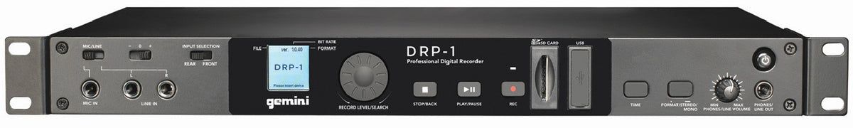 Buy Gemini DRP-1 1U Rackmount Digital Recorder GEM-DRP-1