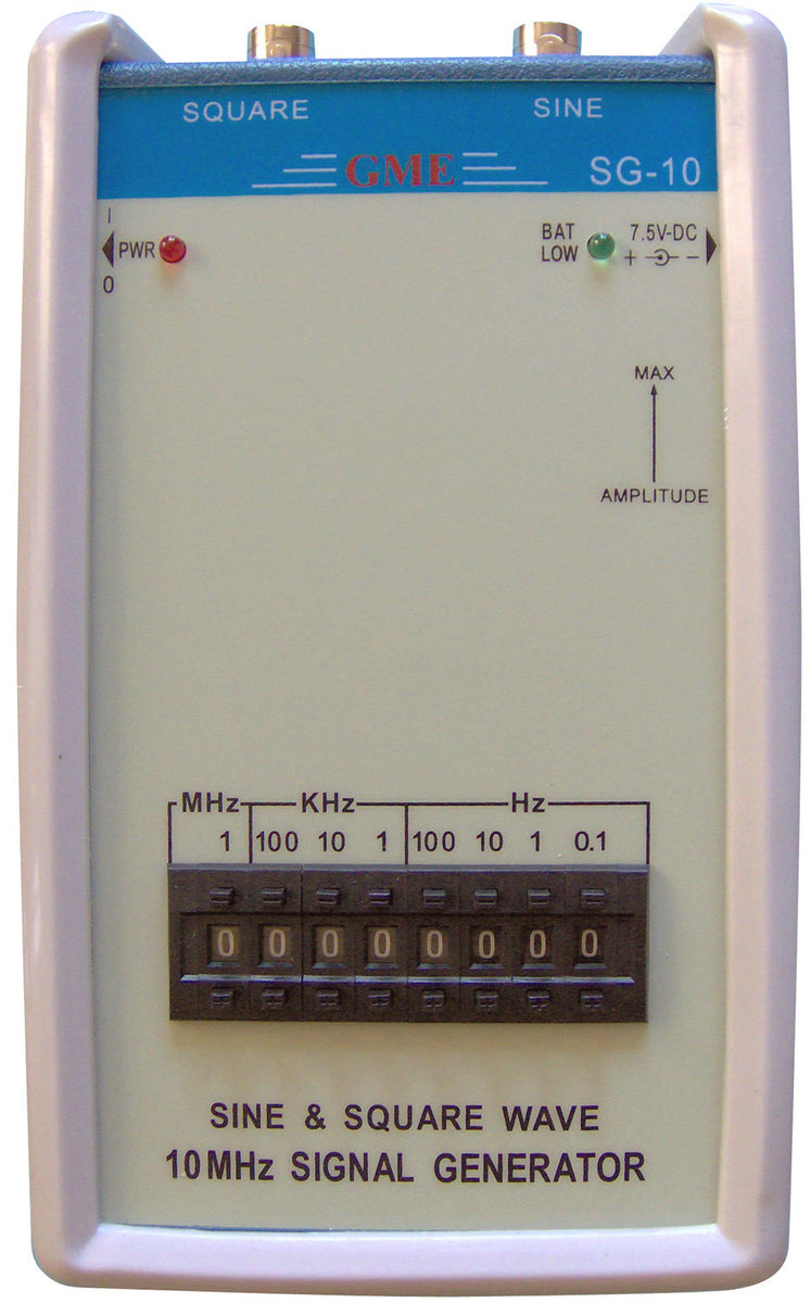 Buy GME Handheld 10MHz Signal Generator With 2 BNC Output Connectors ...