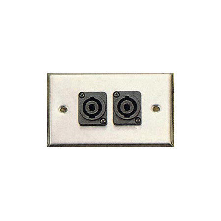 Buy Contractor Series Wall Plate with 2 Speakon Connectors GP-WPL1124