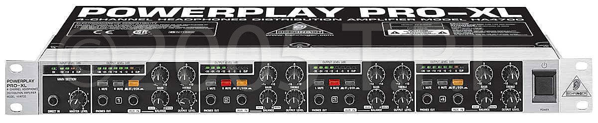 Buy Behringer HA4700 Powerplay ProXL 4-Channel Headphone Amp HA4700