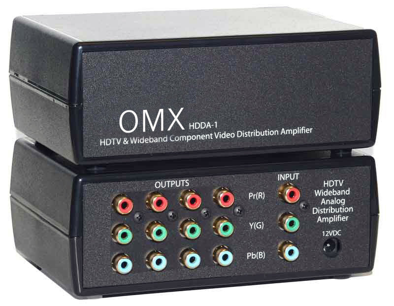 Buy Ocean Matrix HDDA-1 HDTV Component Analog 1x4 Distribution ...
