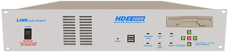 Buy Link Electronics HDE-3000/2 HD Closed Caption Encoder and Subtitle ...