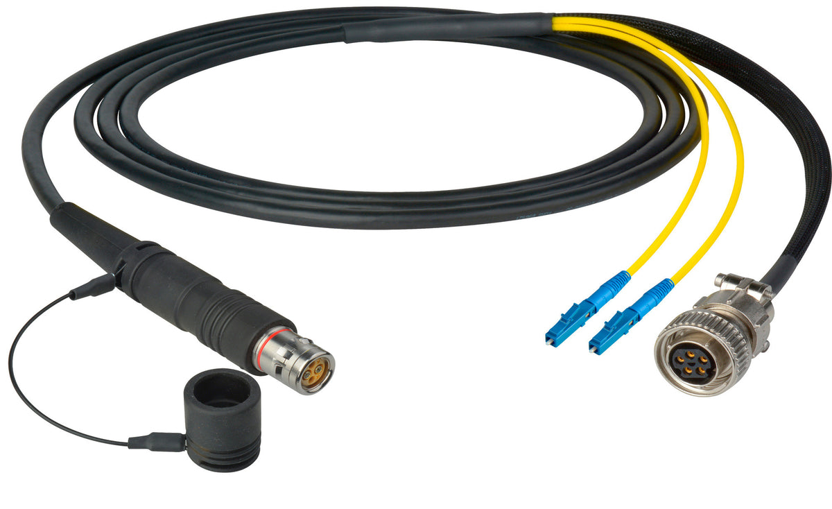 Buy Camplex LEMO FUW to Duplex LC & 5-Pin Amp In-Line Fiber Breakout 50 ...