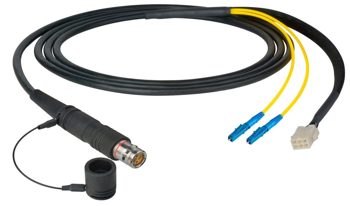 Buy Camplex LEMO FUW to Duplex LC & 6-Pin Amp In-Line Fiber Breakout 35 ...