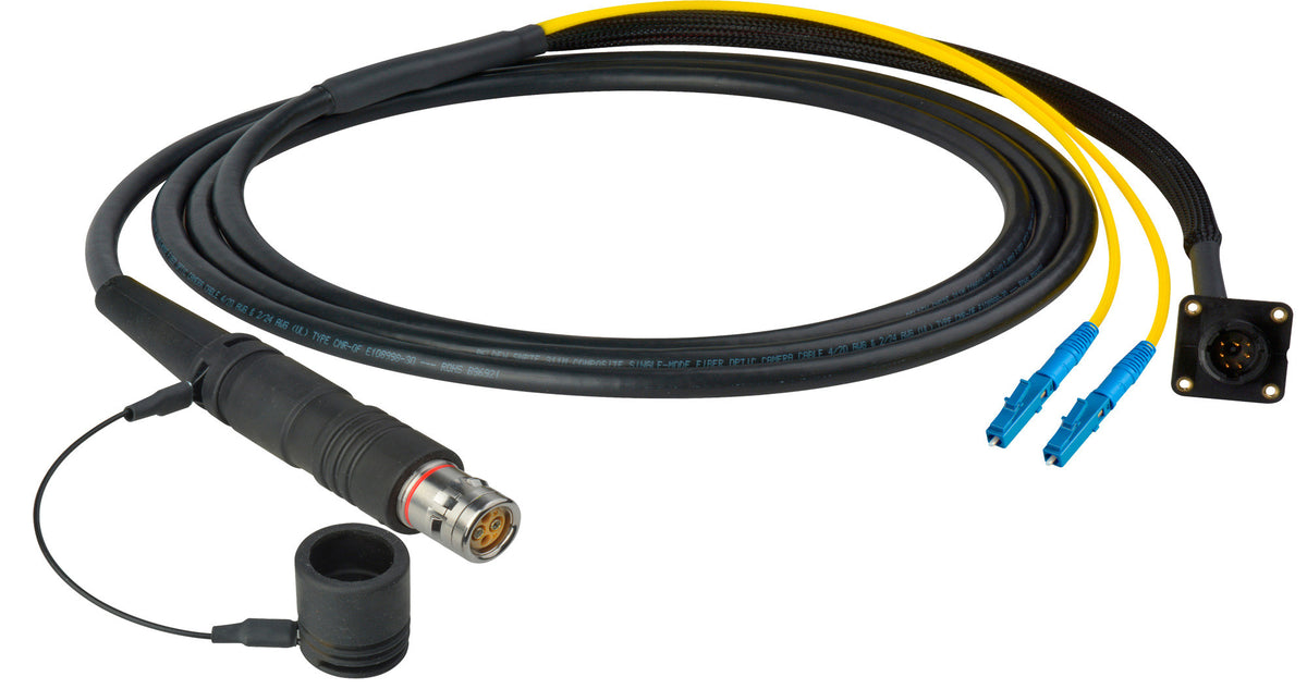 Buy Camplex LEMO FUW to Duplex LC & 8-Pin RG Chassis Breakout 10 Foot ...