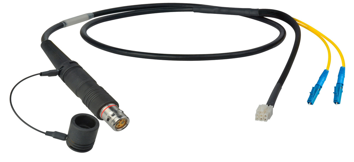Buy Camplex LEMO FUW to Duplex LC & 6-Pin RG In-Line Fiber Breakout 25 ...