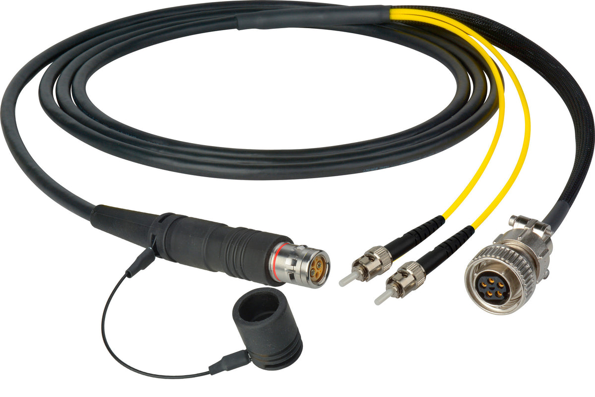 Buy Camplex LEMO FUW to Dual ST & 5-Pin Amp In-Line Fiber Breakout 50 ...