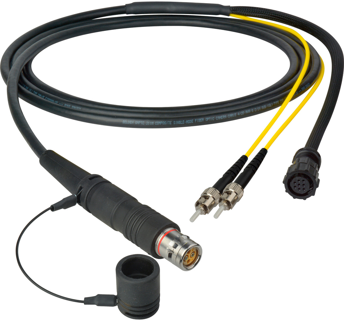 Buy Camplex LEMO FUW to Dual ST & 8-Pin Amp In-Line Fiber Breakout 10 ...