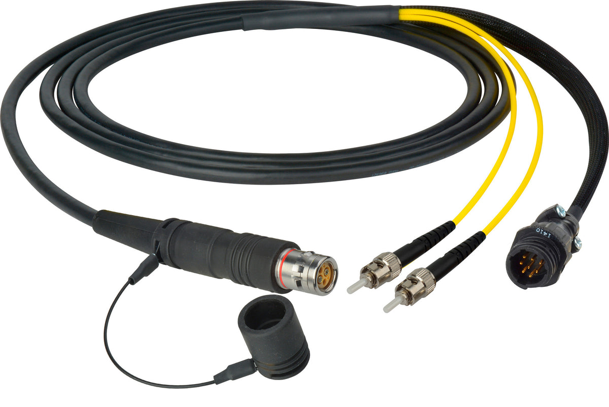 Buy Camplex LEMO FUW to Dual ST & 8-Pin RG In-Line Fiber Breakout 15 ...