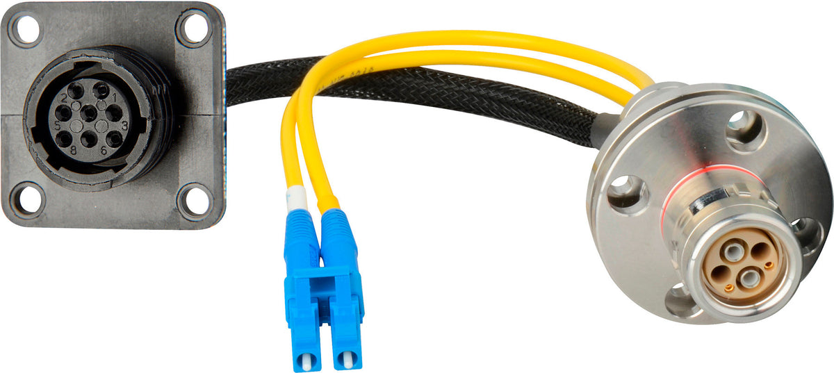 Buy Camplex LEMO FXW to Duplex LC & 8-Pin RG Chassis Fiber Breakout 18 ...